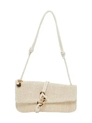 Dolce Vita Alice Raffia Shoulder Bag - Natural