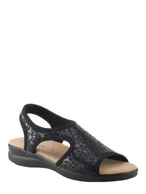 SPRING STEP SHOES Nyaman Slingback Sandal - Black