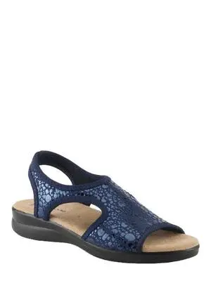 SPRING STEP SHOES Nyaman Slingback Sandal - Navy