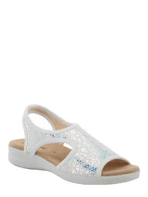SPRING STEP SHOES Nyaman Slingback Sandal - Silver