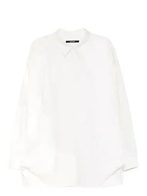 SONGZIO Morris Draped Shirt - White