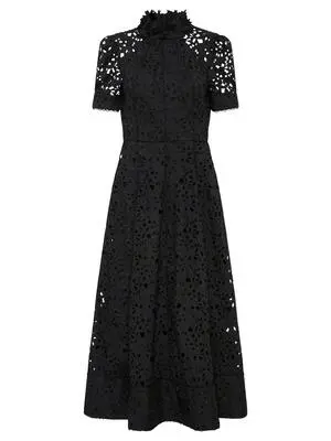 Rebecca Vallance Kitsu Flared Skirt Dress - Black