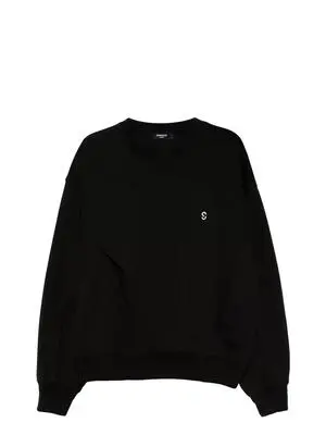 SONGZIO Slant Fold Sweatshirt - Black