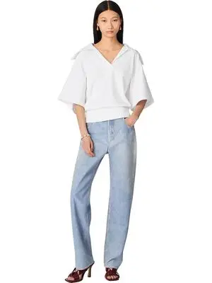 Bottega Veneta Cotton Jersey T-shirt - White