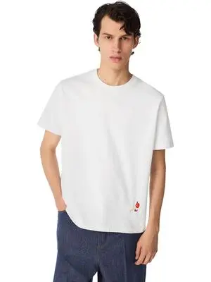 BOTTEGA  VENETA Cotton Jersey T-shirt - White