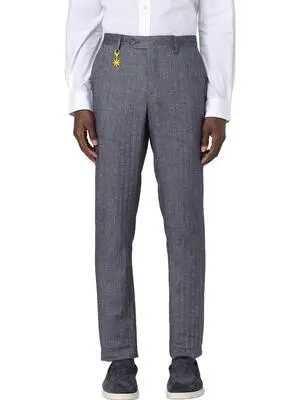 MANUEL RITZ Tailored Trousers - Blue