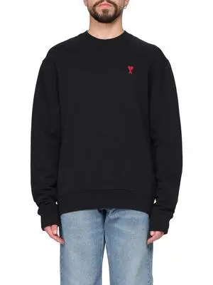 AMI Paris Embroidered Sweatshirt - Black