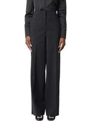 Max Mara Max Mara Tailored Wide Leg Trousers Black