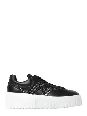 Hogan Embellished Platform Sneakers - Black