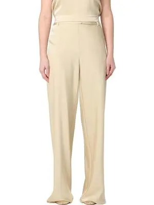 Patrizia Pepe Wide Leg Trousers - Gold