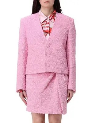 MSGM Textured Jacket - Pink