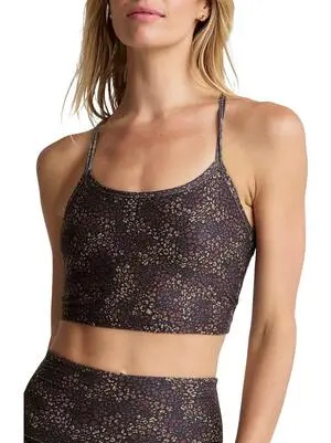 Beyond Yoga Softmark Crop Tank Ditsy Leopard