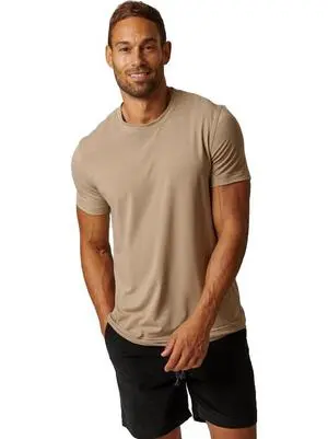 LEISURE LAB Everyday T-shirt Dune