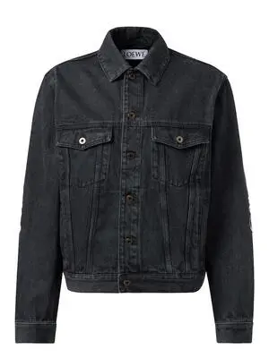 Loewe Anagram Denim Jacket - Black
