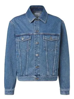Loewe Anagram Denim Jacket - Blue