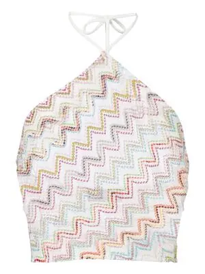 Missoni Zigzag Lamé Top - Multicoloured