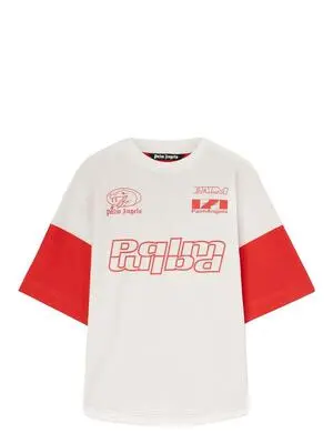 Palm Angels Lunar New Year T-shirt Off White/red