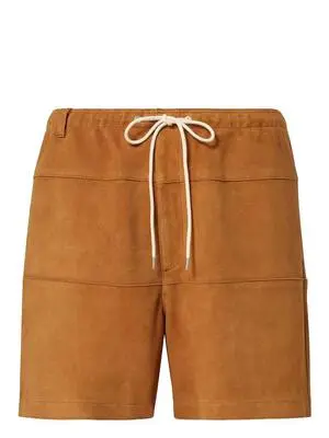 Auralee Suede Shorts - Brown