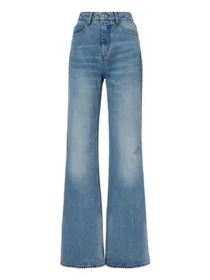 Ami High-rise Flared Jeans - Blue