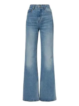 AMI Paris High-rise Flared Jeans - Blue