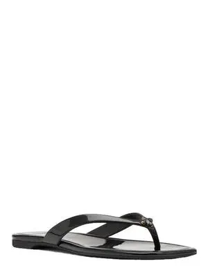 KATE SPADE NEW YORK Kate Spade New York Spade Flower Patent Leather Flip Flop