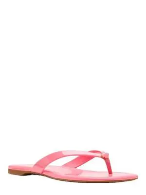 Kate Spade New York Spade Flower Patent Leather Flip Flop - Ruby Citrus