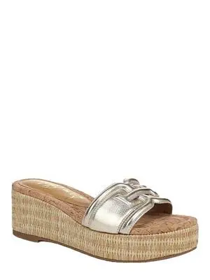 Sam Edelman Sam Edelman Pauleena Platform Wedge Slide Sandal Jute