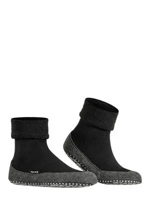 Falke Cozyshoe Wool Blend Sock Slippers - Black