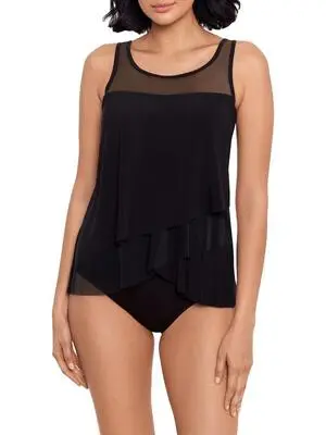 MIRACLESUIT® Miraclesuit® Illusionist Tankini Top Black