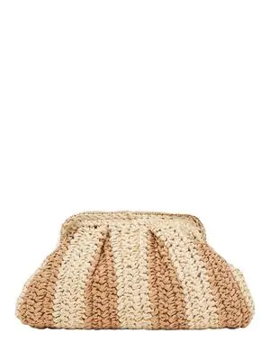 DOLCE VITA Dolce Vita Hydra Convertible Raffia Clutch
