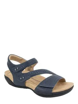 Jambu Makayla Casual Flat Sandal - Navy