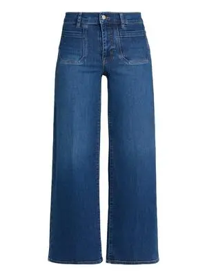 FRAME Le Slim Palazzo Modernist Pocket Jeans Savior
