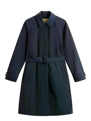 Woolrich Summer Trench Coat - Blue