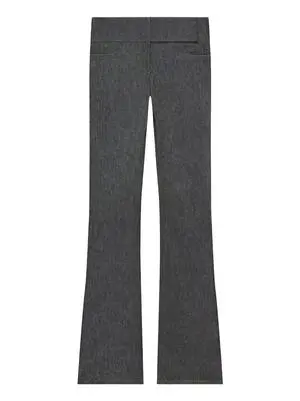 COURREGES Belted Bootcut Jeans - Grey
