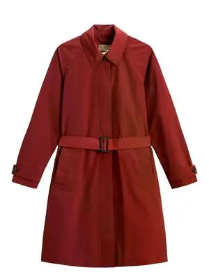 Woolrich Summer Trench Coat - Red