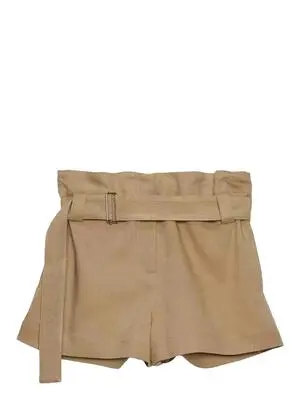 MSGM Belted Shorts - Neutrals