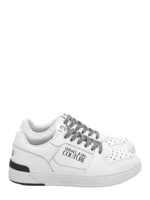 Versace Leather Sneakers - White