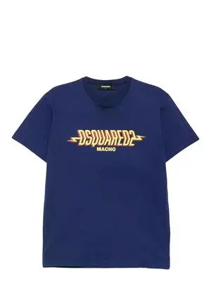 Dsquared2 Logo-print T-shirt Blue