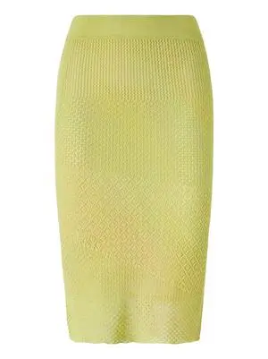 Pinko Knitted Midi Skirt - Green