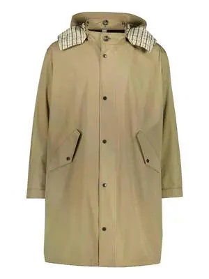 YVES SALOMON Hooded Parka Coat - Neutrals