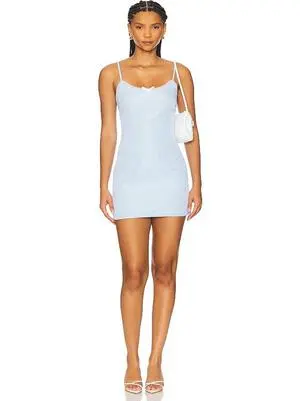 MORE TO COME Inda Mini Dress - Blue