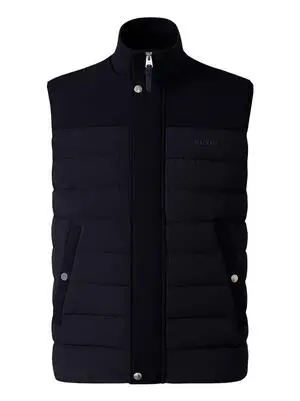 Mackage Down-filled Quilted Vest - Navy