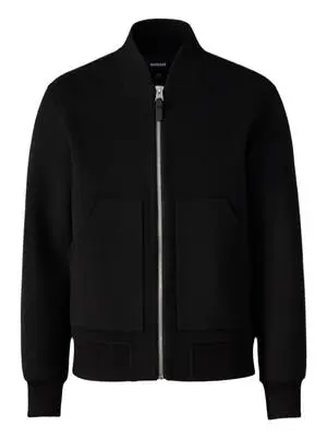Mackage Wool Bomber Jacket - Black