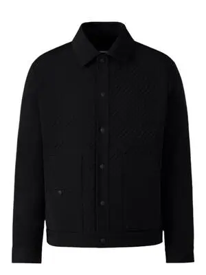 Mackage Maxwell Quilted Down Shirt Jacket - Black