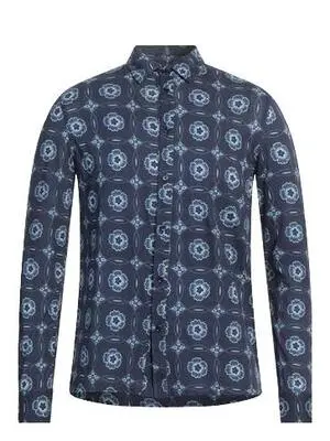 Majestic Filatures Shirt Midnight Size Cotton - Blue