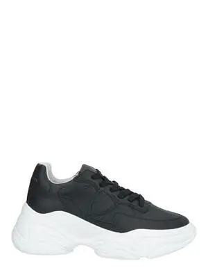 Philippe Model Leather Sneakers - Black