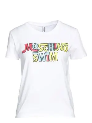 Moschino Printed Jersey T-shirt - White