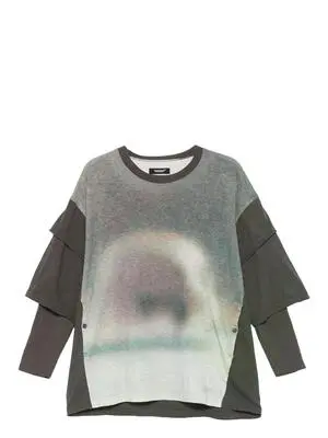 UNDERCOVERISM Layered T-shirt - Grey