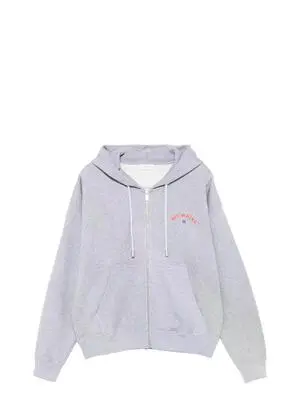 Off-White Logo-print Hoodie - Grey