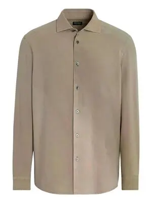 Zegna Silk Shirt - Neutrals